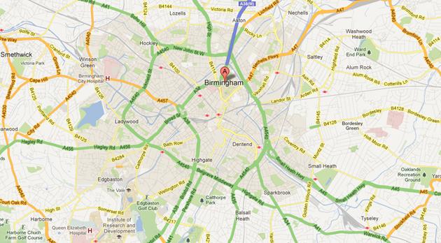 Various locations throughout Birmingham